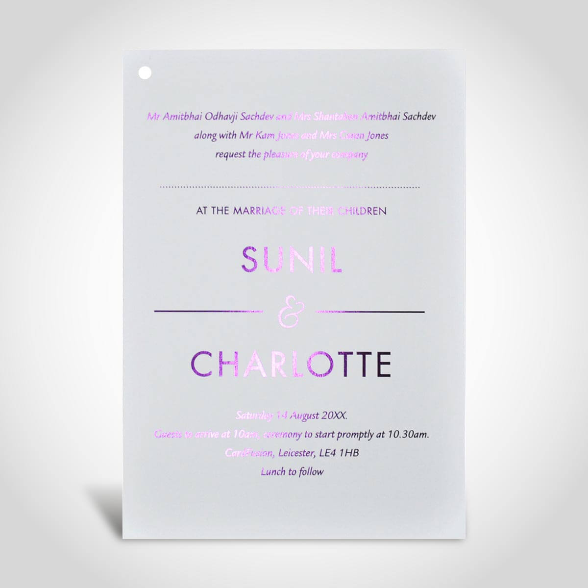 Wedding Invitation Printing - CardFusion